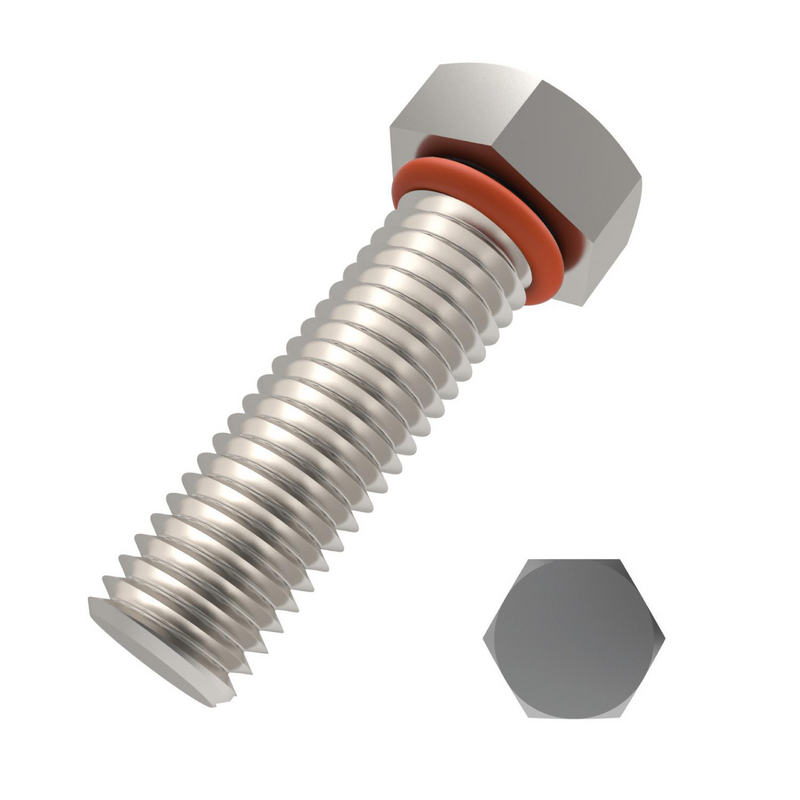 Integral Seal Bolt M8 25.0 303 Stainless Steel